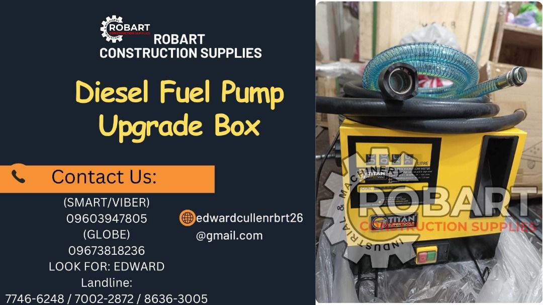 Diesel Fuel Pump Upgrade Box, Commercial & Industrial, Construction ...