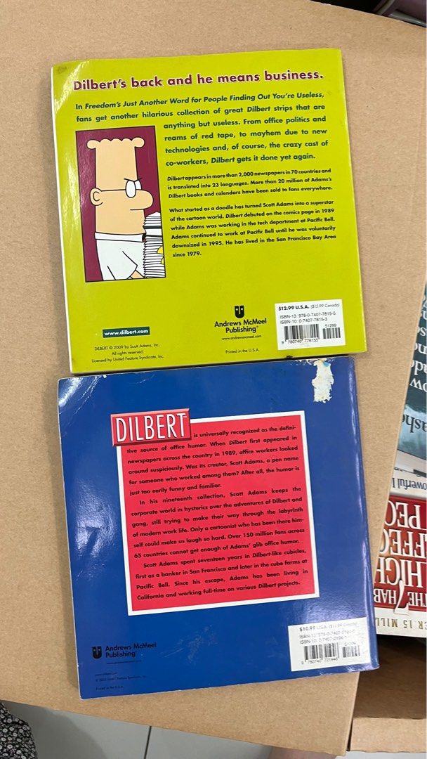 Dilbert Comic by Scott Adams, Hobbies & Toys, Books & Magazines, Comics ...