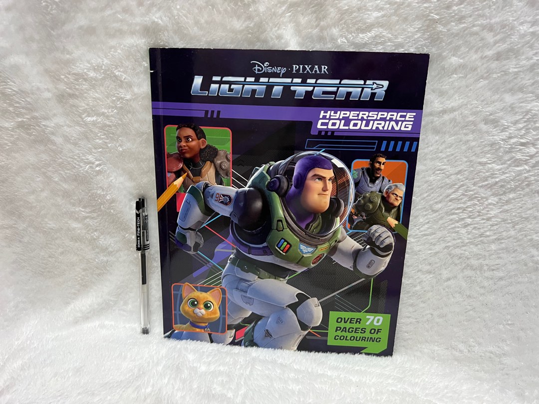 Disney Pixar Lightyear Hyperspace Colouring, Hobbies & Toys, Books ...