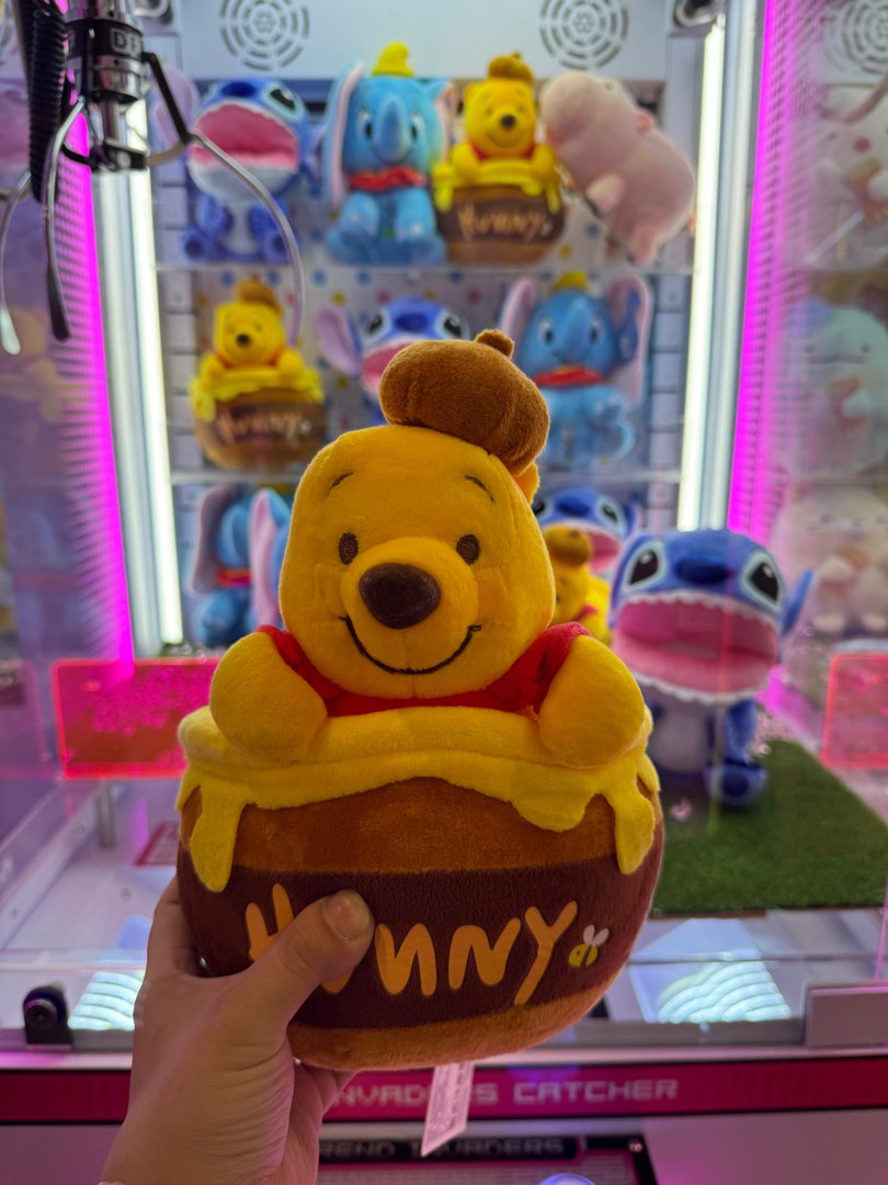 Disney Winnie The Pooh Plushie and Stitch Coin Box, Hobbies & Toys ...