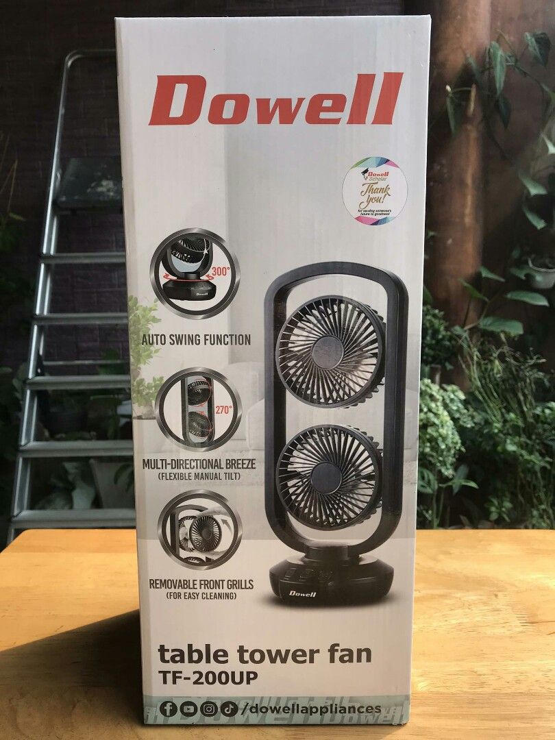 Dowell Table Tower Fan, Furniture & Home Living, Lighting & Fans, Fans ...
