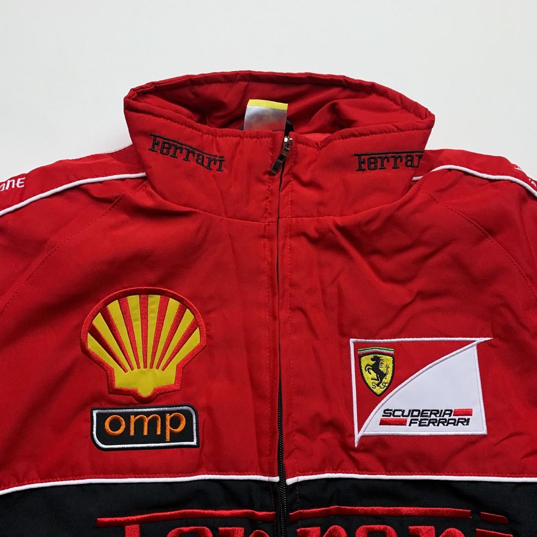 F1 Racing Jacket "Ferrari" Red, Men's Fashion, Coats, Jackets and ...