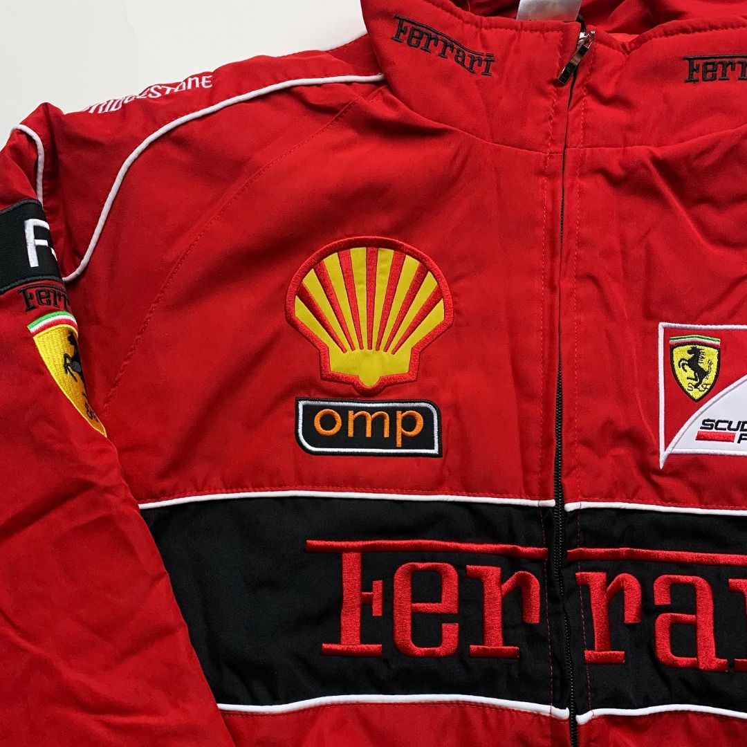 F1 Racing Jacket "Ferrari" Red, Men's Fashion, Coats, Jackets and ...