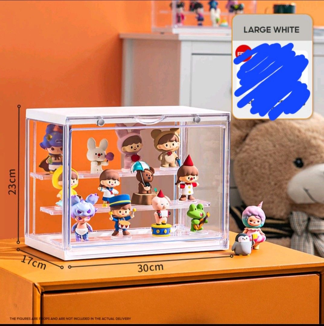 Figurine display box, Hobbies & Toys, Toys & Games on Carousell