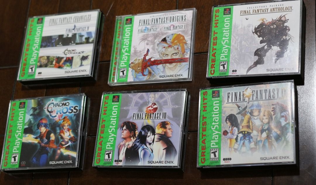 Final Fantasy & Chrono Cross Trigger Playstation PSONE, Video Gaming ...