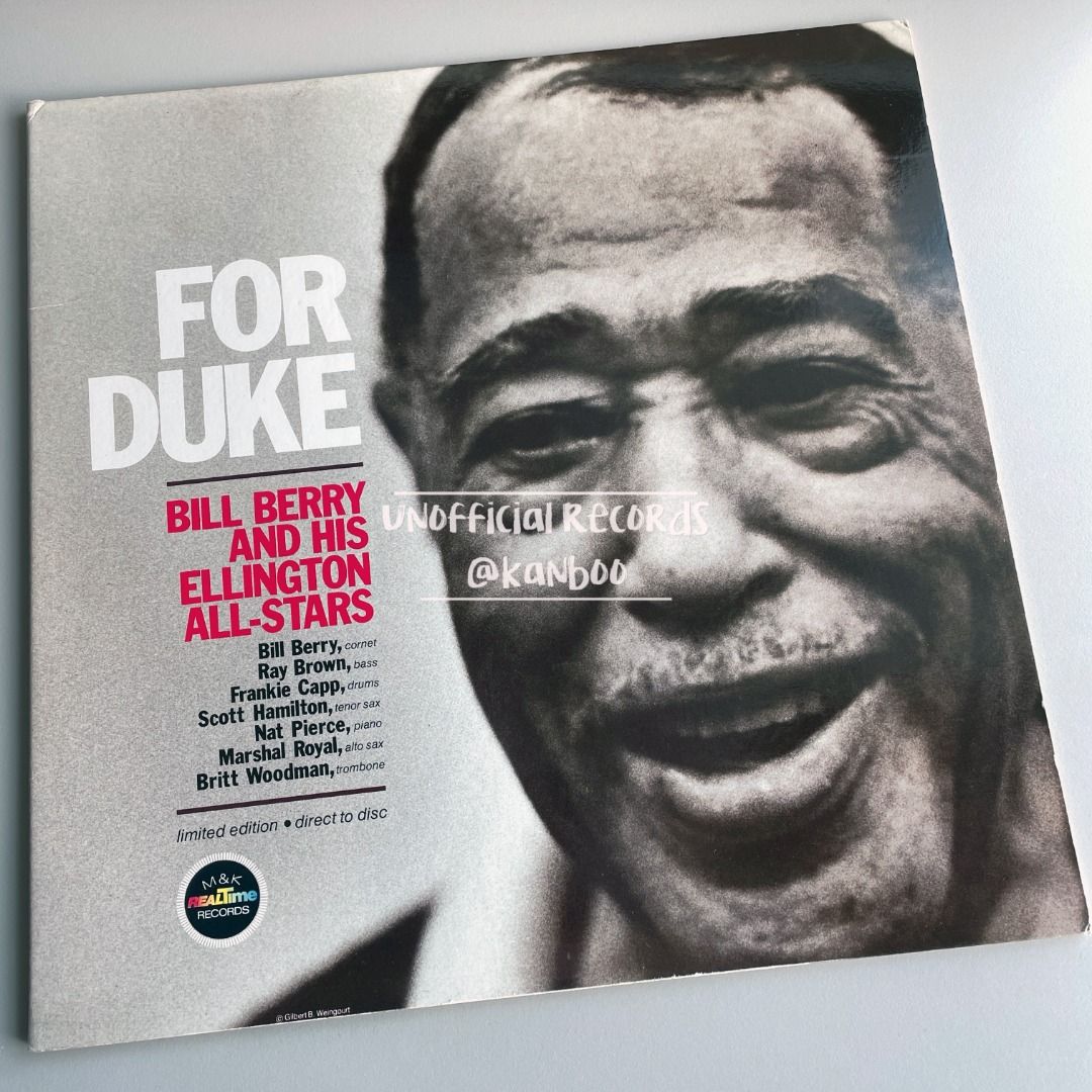 《For Duke》M & K Realtime Records 1978 US 黑膠唱片 (近乎全新), 興趣及遊戲, 音樂、樂器 & 配件 ...