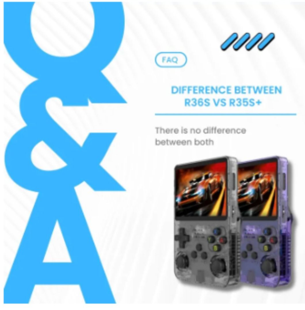 Gigaware R36S|R35S+ Retro Video Gaming Handheld Console Linux System ...