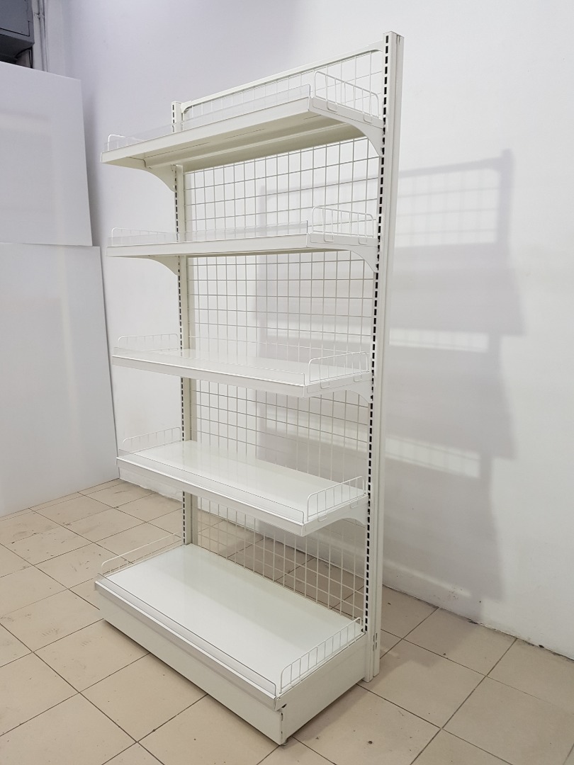 GONDOLA WALL (5) FIVE SHELVES, Furniture & Home Living, Furniture ...