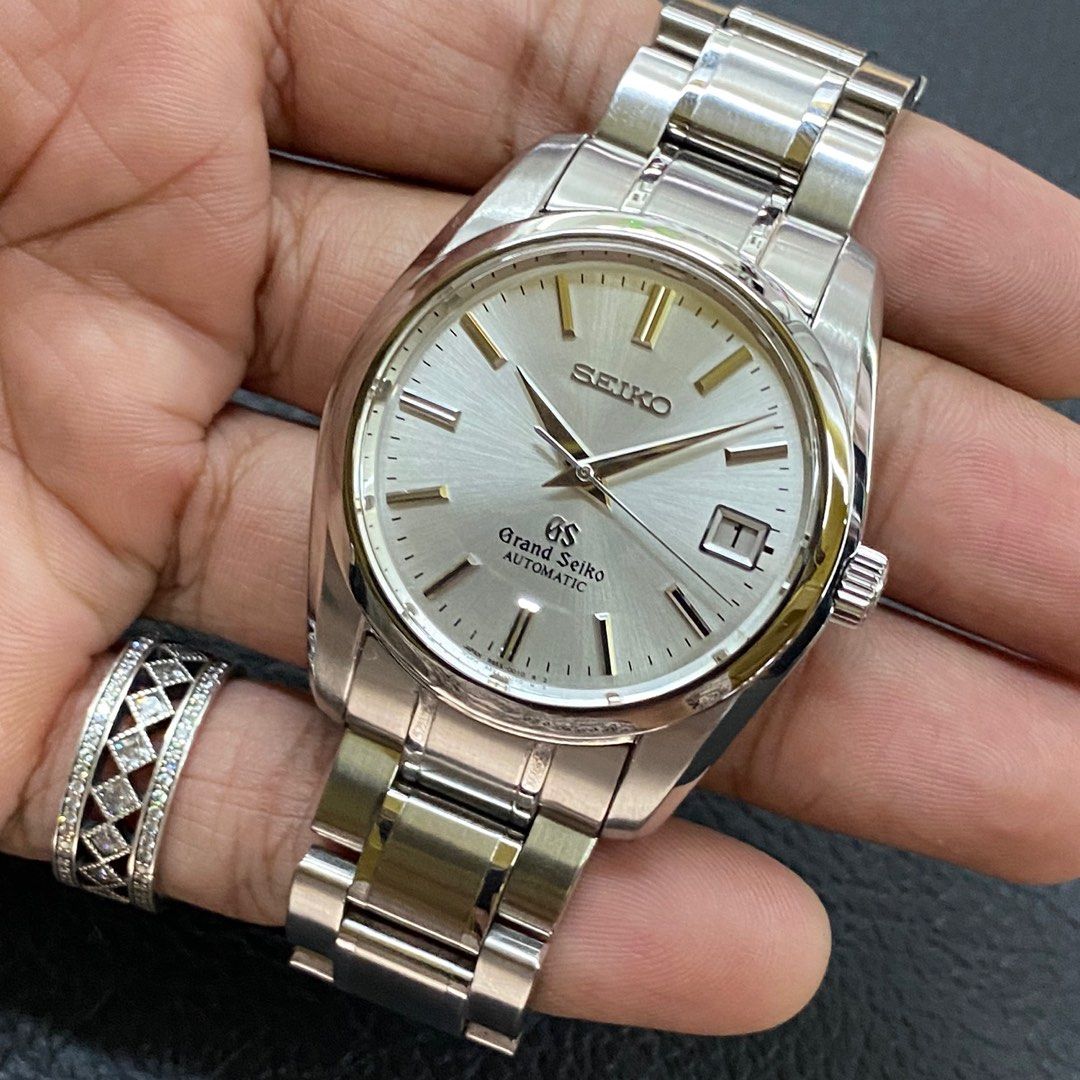 Grand seiko sbgr001 silver original, Barang Mewah, Jam Tangan di Carousell