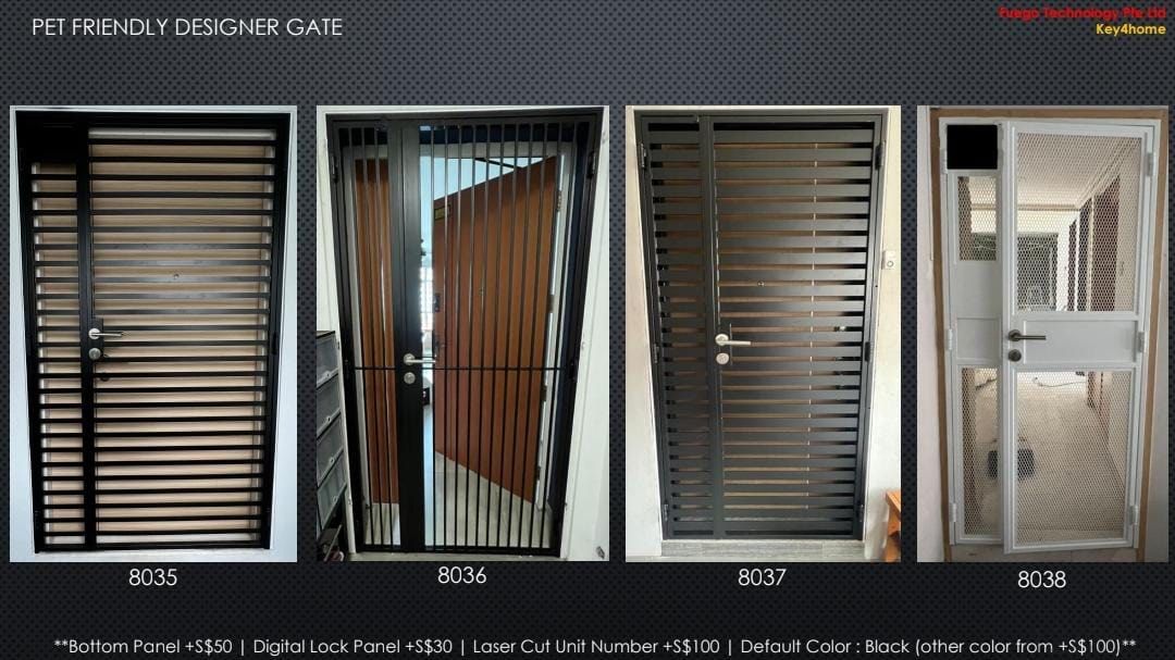 HDB Gate Catalogue, Furniture & Home Living, Security & Locks, Locks ...