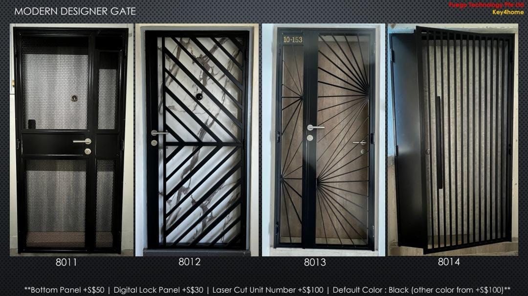 HDB Gate Catalogue, Furniture & Home Living, Security & Locks, Locks ...