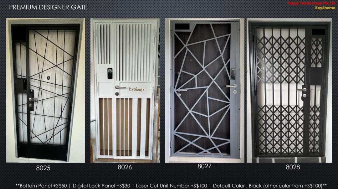 HDB Gate Catalogue, Furniture & Home Living, Security & Locks, Locks ...