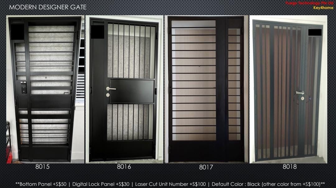 HDB Gate Catalogue, Furniture & Home Living, Security & Locks, Locks ...