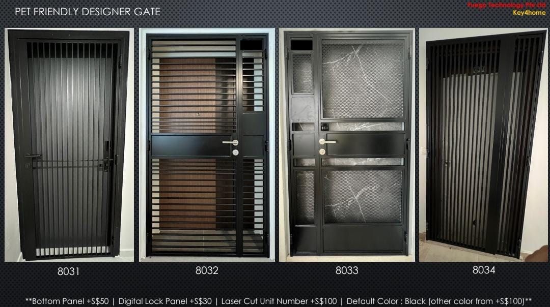 HDB Gate Catalogue, Furniture & Home Living, Security & Locks, Locks ...