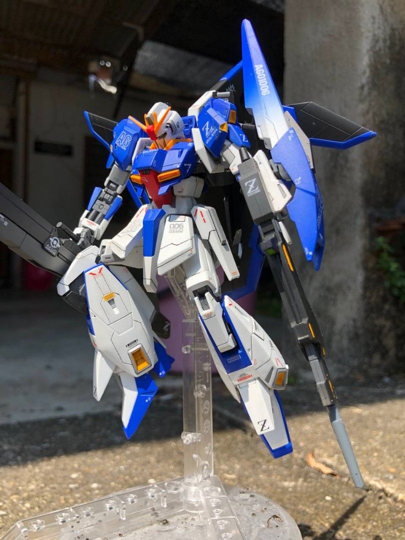 HG Zeta Gundam (Custom Paint & Scrib), Hobbies & Toys, Toys & Games on ...