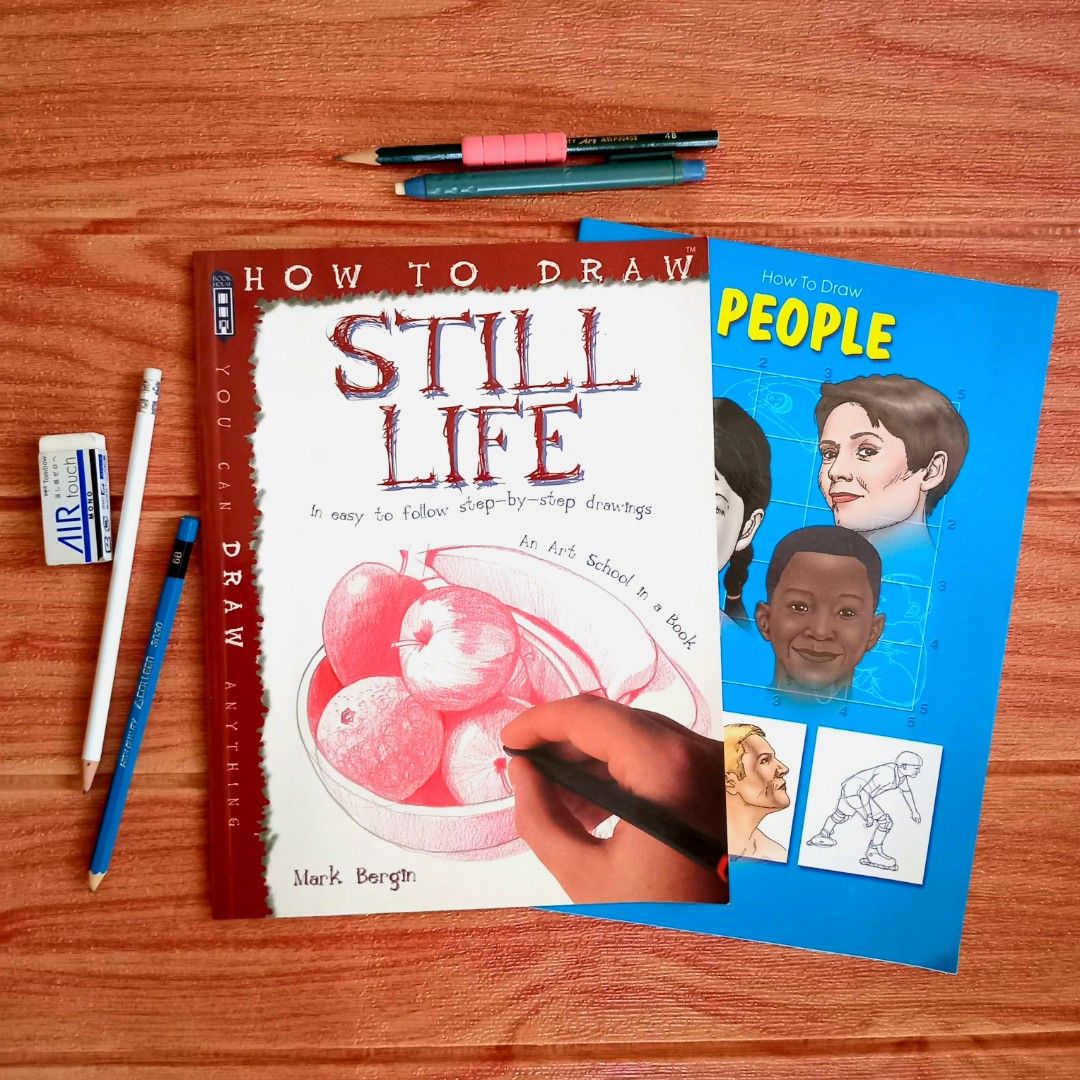 How to Draw Still Life and How to Draw People, Hobbies & Toys, Books ...