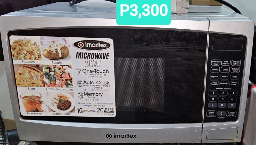 Imarflex 20L microwave oven, TV & Home Appliances, Kitchen Appliances ...