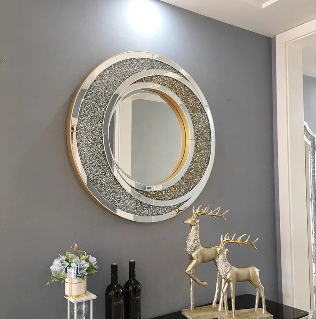 IVRENE Modern Accent Wall Mirror, Furniture & Home Living, Home Decor ...