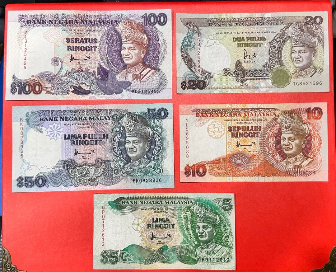 JJ89 - 7th series RM100,RM50, RM10 & RM5 and 6th Series RM20, Hobbies ...