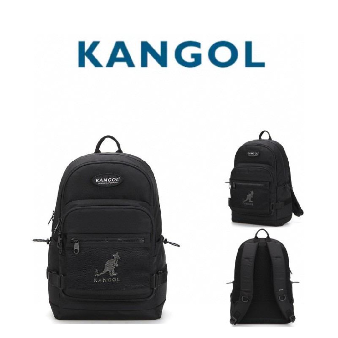 KANGOL Epic Detachable Backpack 1353 Black, 女裝, 手袋及銀包, 背囊 - Carousell