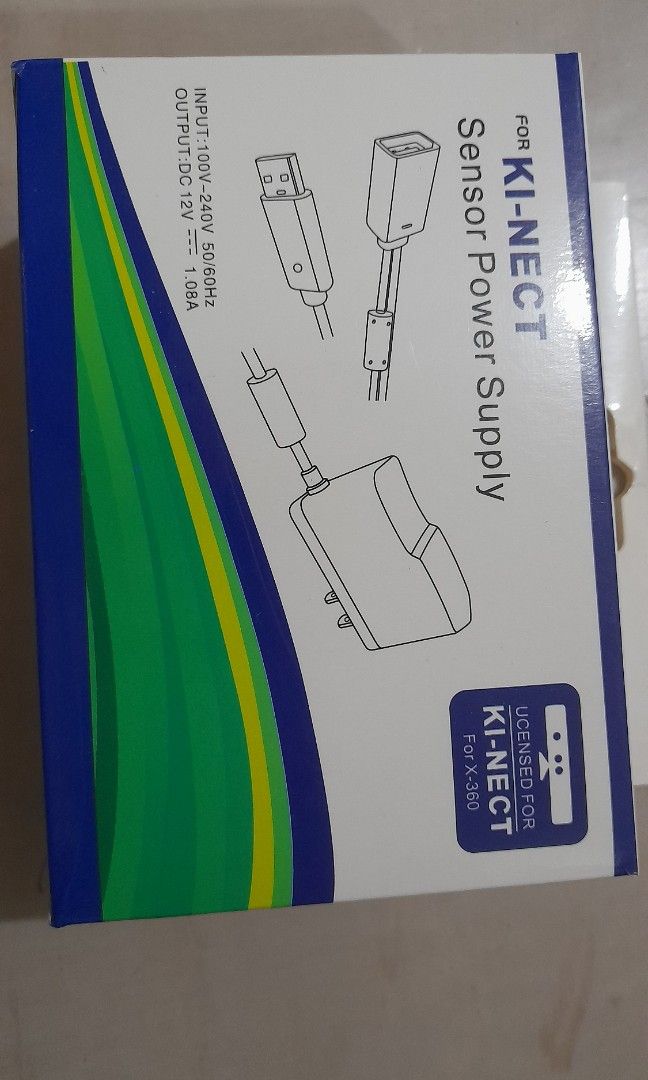 KINECT SENSOR AC POWER SUPPLY., Video Gaming, Gaming Accessories, Cables & Chargers on Carousell