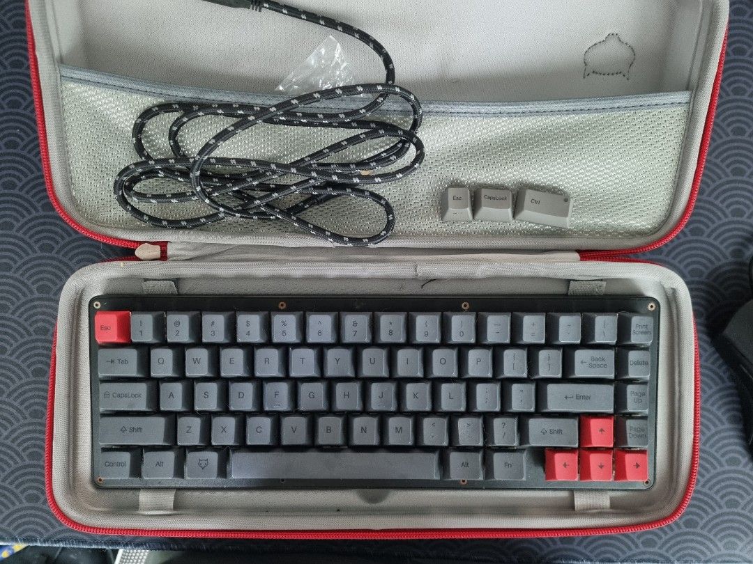 Kono Nightfox Mechanical Keyboard (Halo true switches) on Carousell