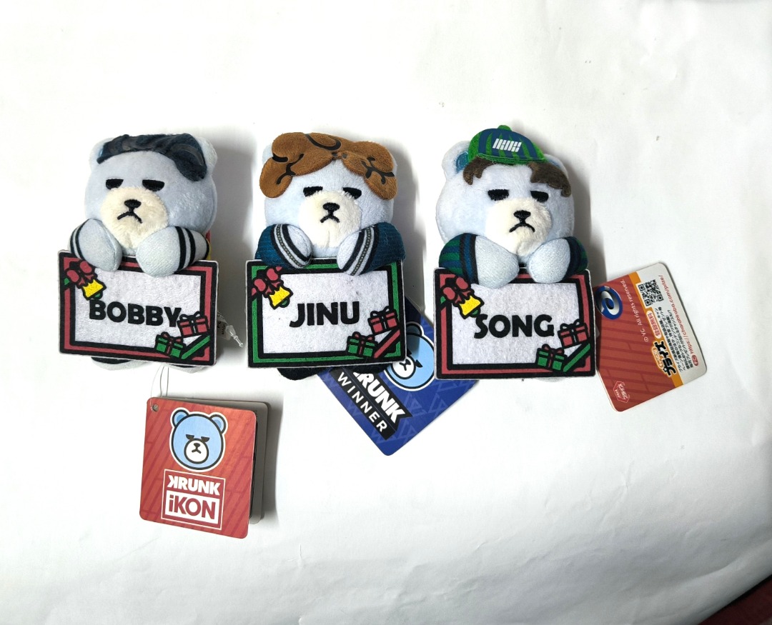 KPOP 韓星 KRUNK x iKON 日版官方公仔 現貨 Winner Japan Tour KRUNK x WINNER 日本限定 ...