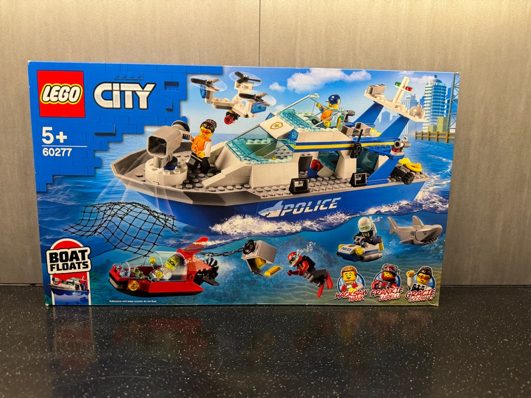 LEGO City 60277 Police Patrol Boat, Hobbies & Toys, Toys & Games on ...