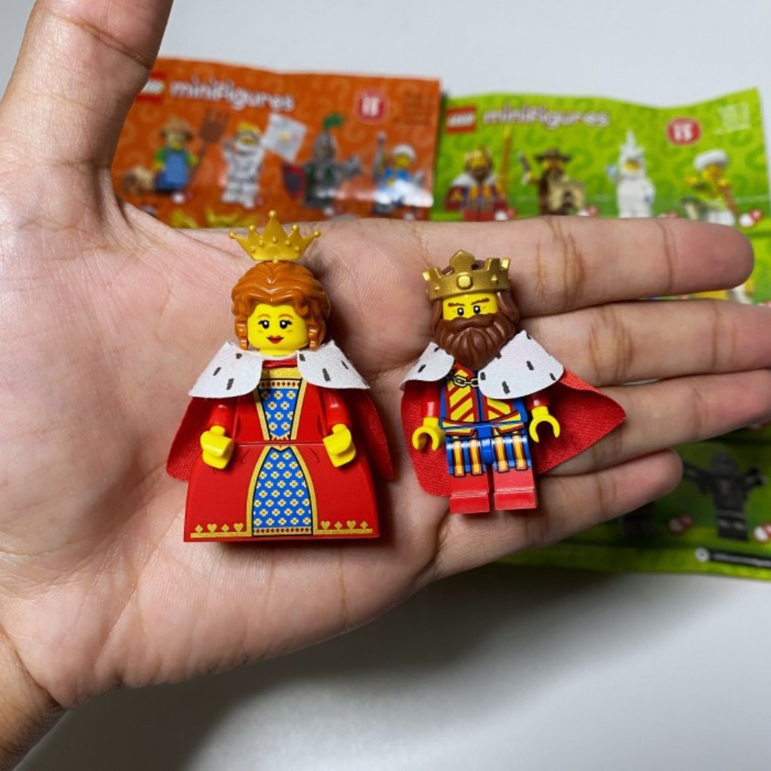 LEGO Queen & King Minifigure Series 13 & 15, Toys & Collectibles ...
