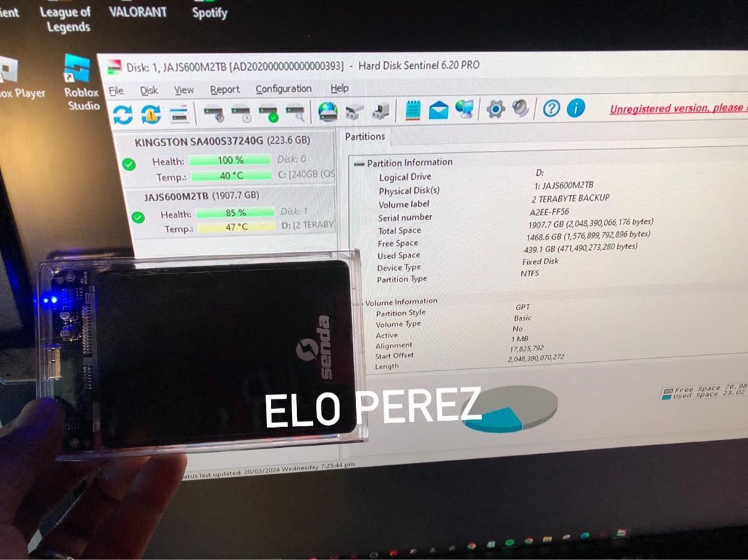 LEVEN 2 Terabyte 2.5 SSD STORAGE (JS600) Enterprise Level with AAA ...