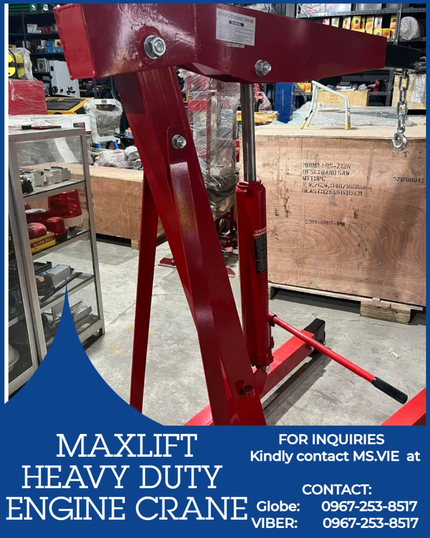 MAXLIFT HEAVY DUTY ENGINE CRANE, Commercial & Industrial, Industrial ...
