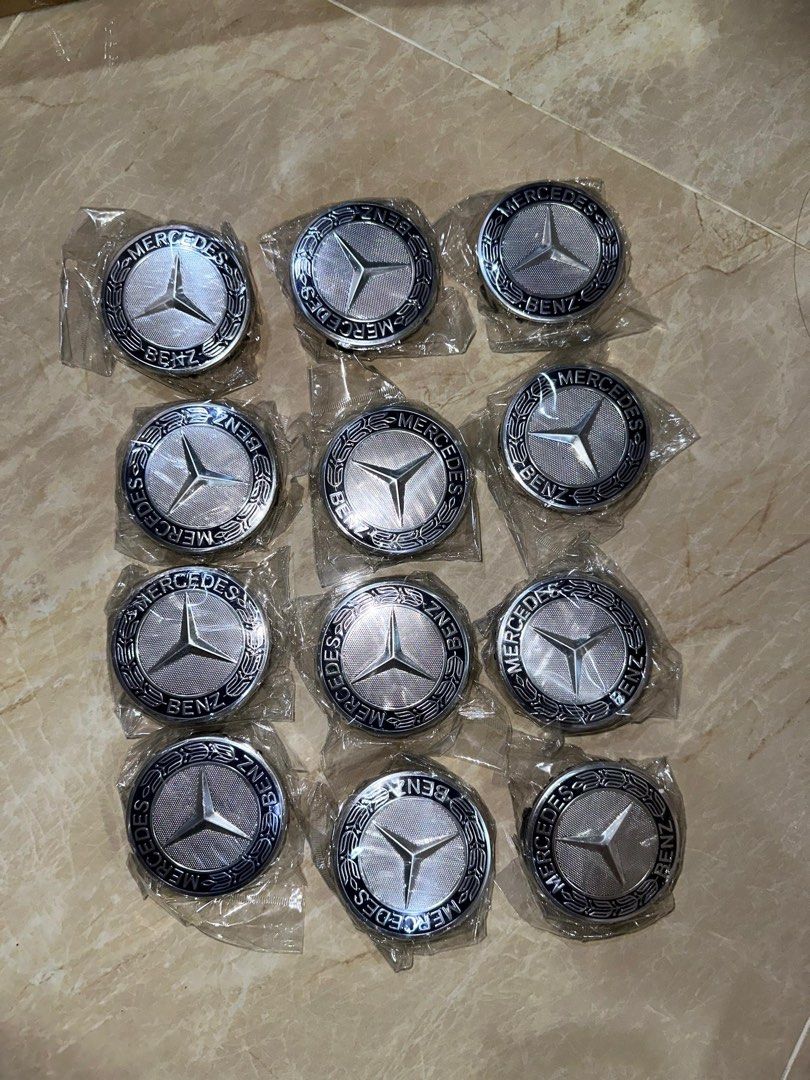 Mercedes-Benz Rim caps car tire, Auto Accessories on Carousell