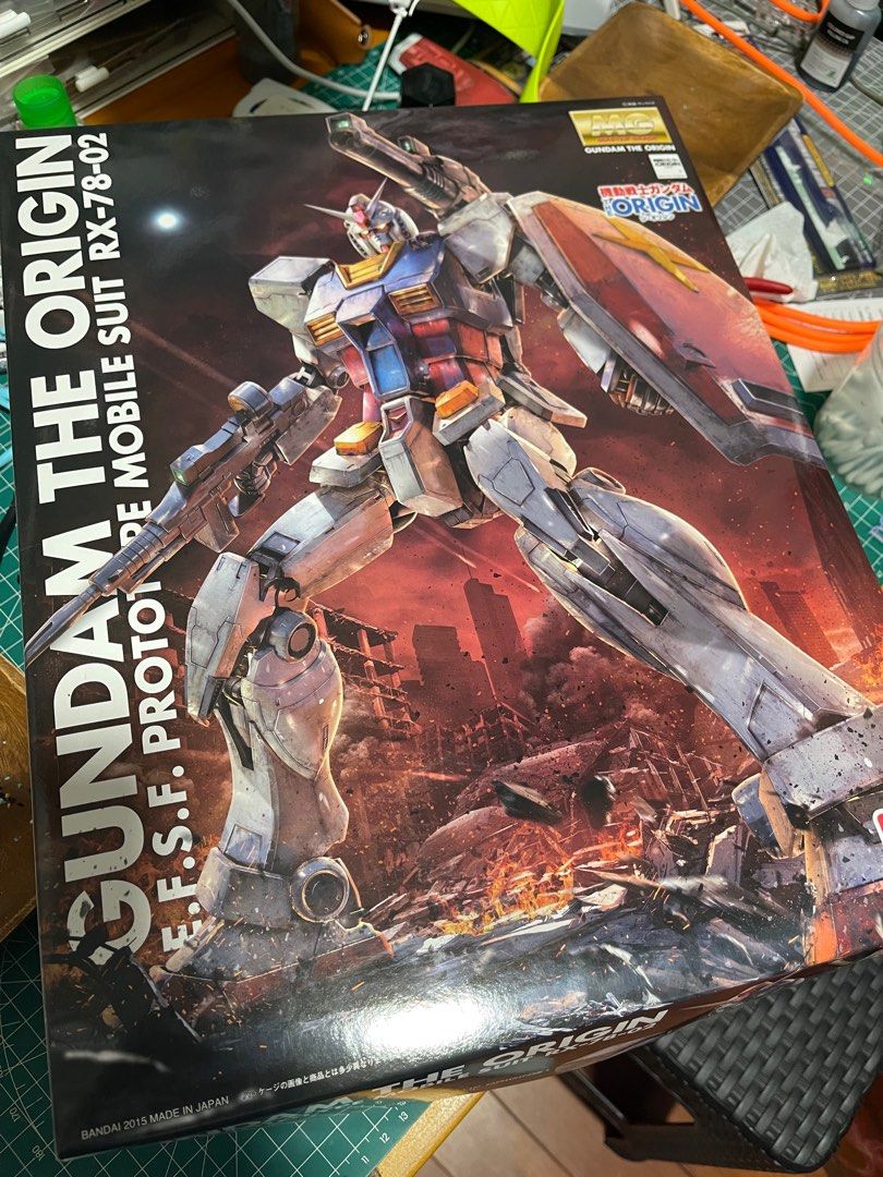 MG GTO Gundam The Origin 高達 RX78, 興趣及遊戲, 玩具 & 遊戲類 - Carousell