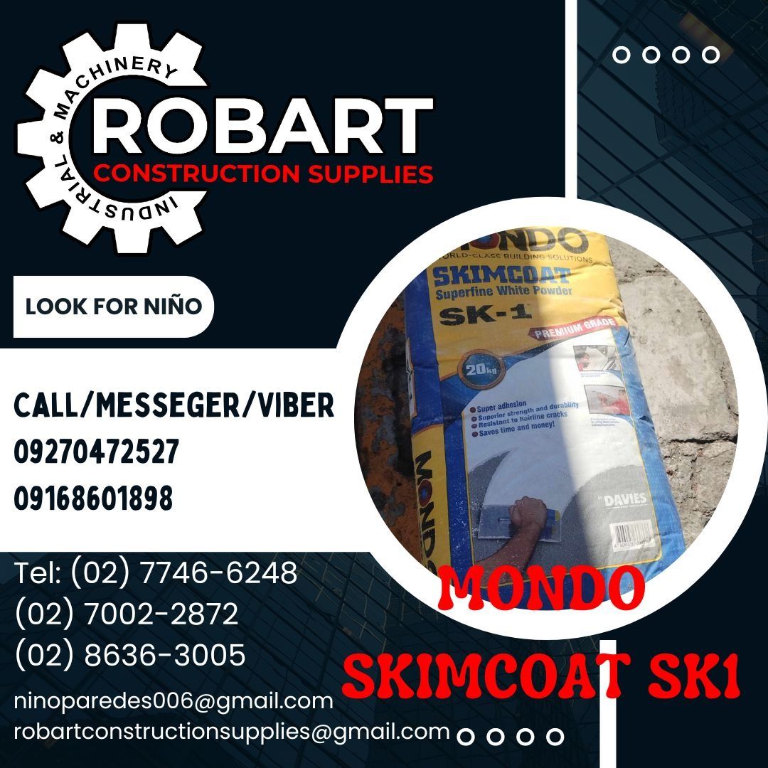 MONDO SKIMCOAT SK1, Commercial & Industrial, Construction Tools ...