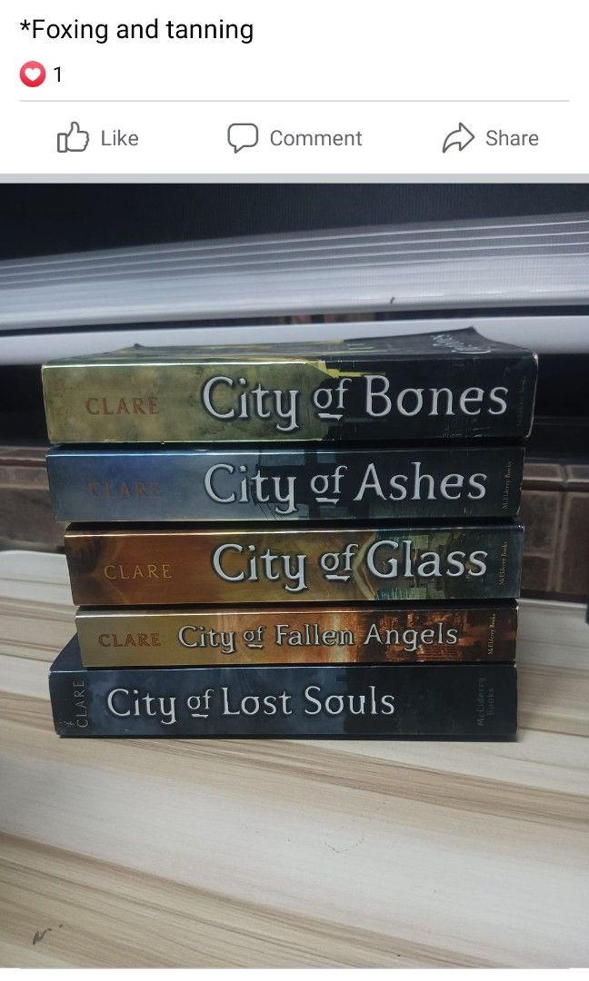 Mortal Instrument Set, Hobbies & Toys, Books & Magazines, Fiction & Non ...