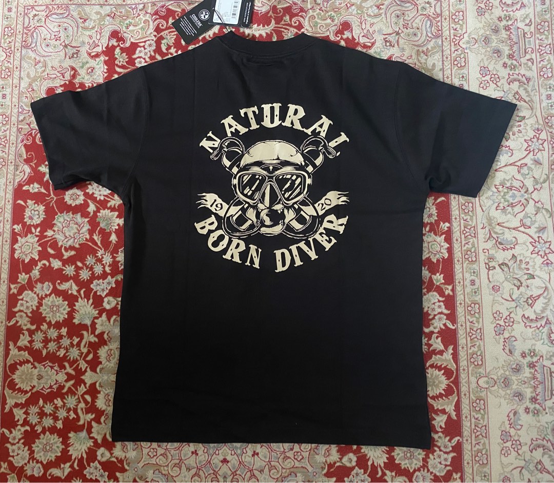 New Era Natural Bone Diver Tee, Men's Fashion, Tops & Sets, Tshirts ...