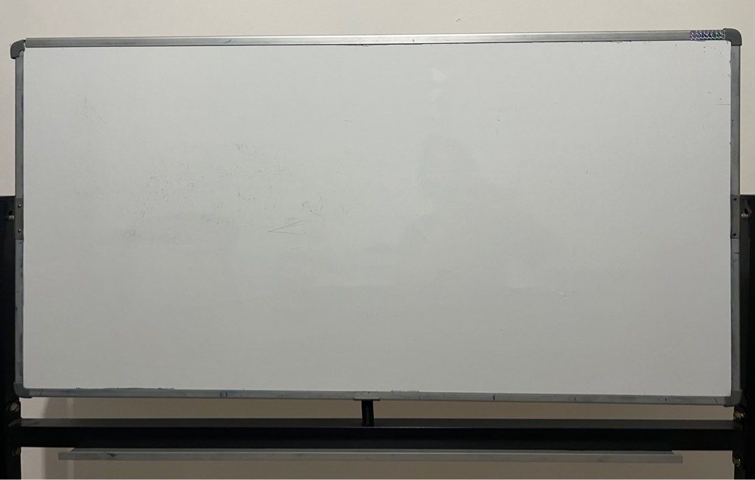 Papan tulis white board standing magnet single face 60x120cm, Buku ...