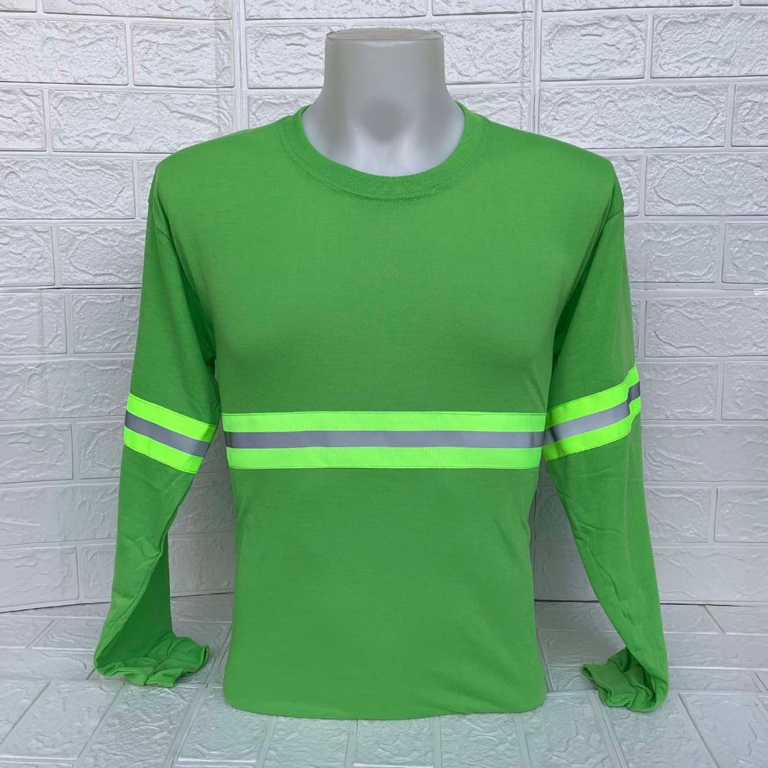 Plain Construction Long Sleeves with Reflector and cuffs, Men's Fashion ...