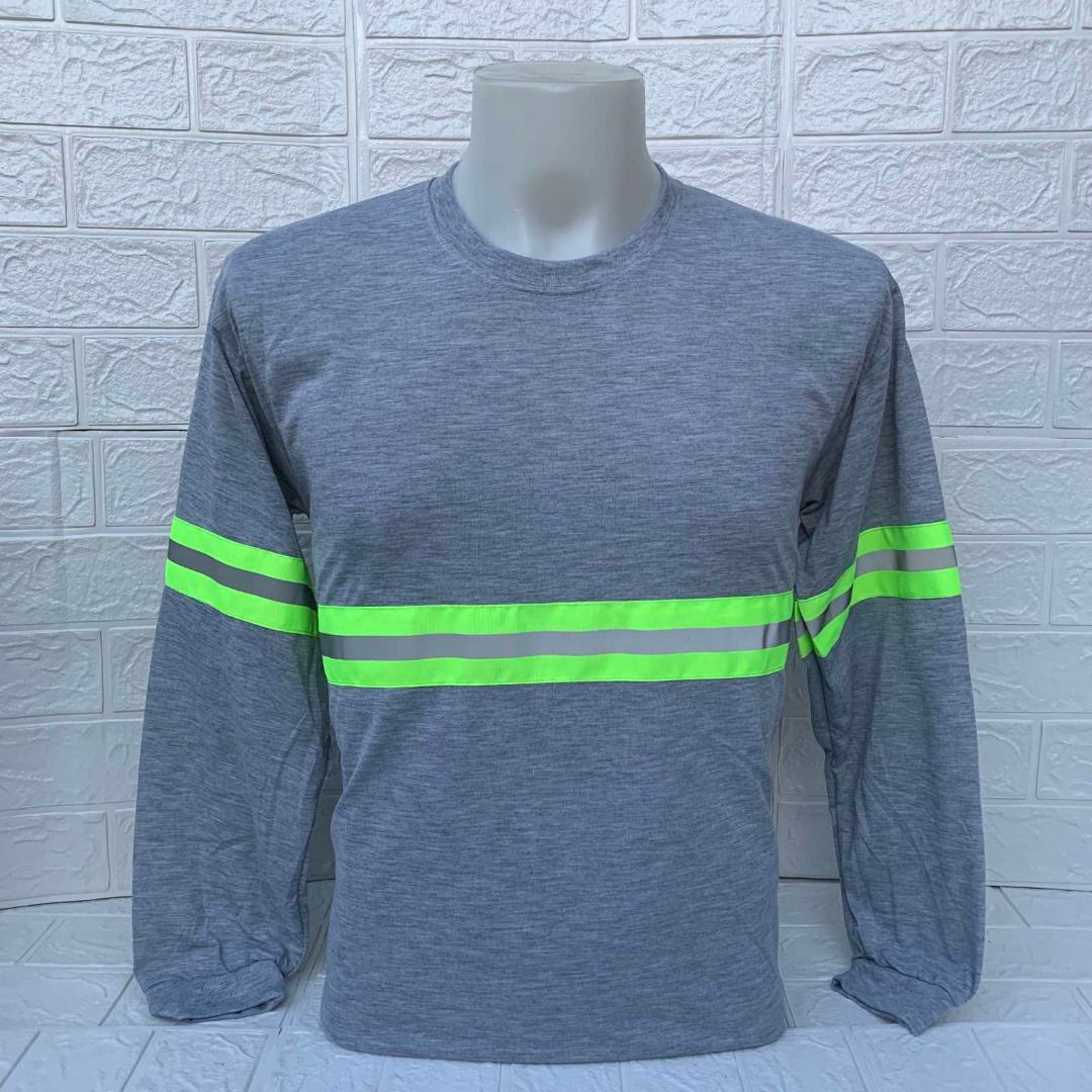 Plain Construction Long Sleeves with Reflector and cuffs, Men's Fashion ...