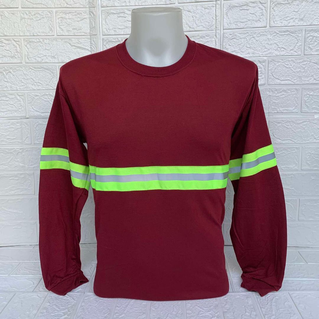 Plain Construction Long Sleeves with Reflector and cuffs, Men's Fashion ...