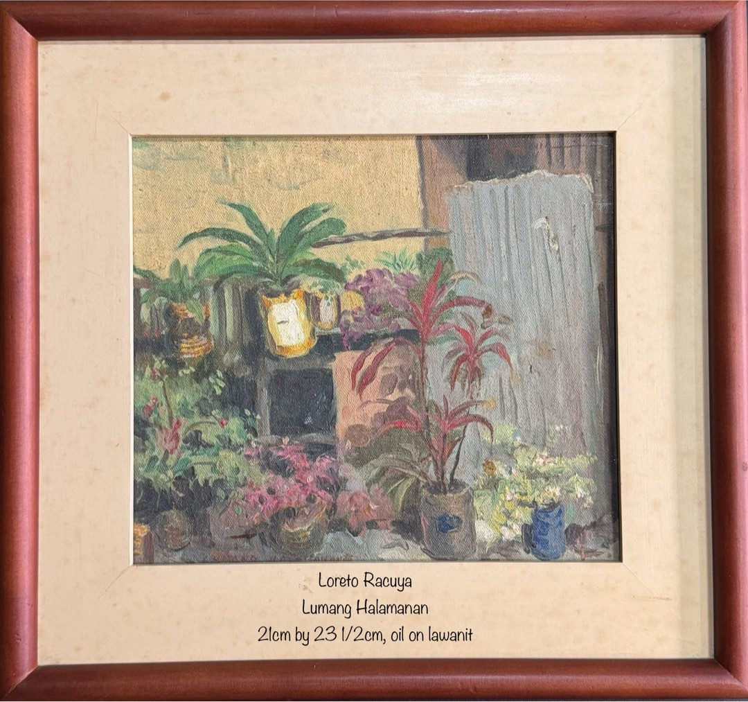 PLANTS , Lumang Halamanan by Loreto Racuya, oil on lawanit, Furniture ...