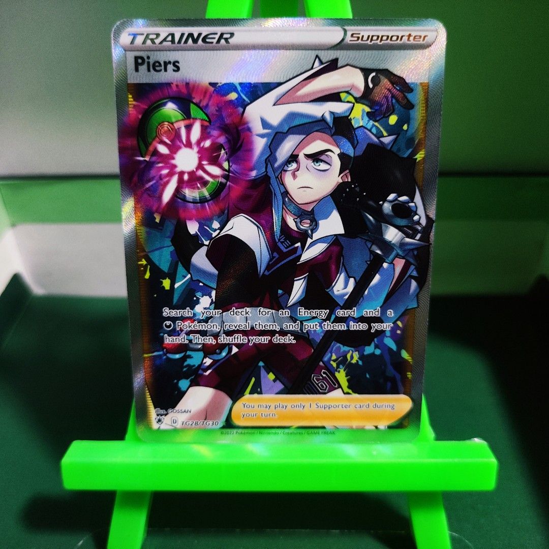 Pokemon TCG - Piers Full Art Trainer Gallery, Hobbies & Toys, Toys ...
