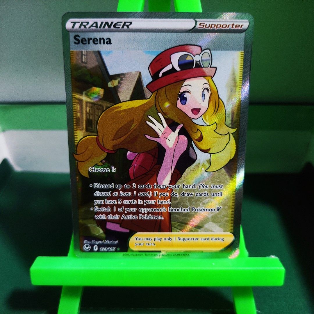 Pokemon TCG - Serena Full Art, Hobbies & Toys, Toys & Games on Carousell