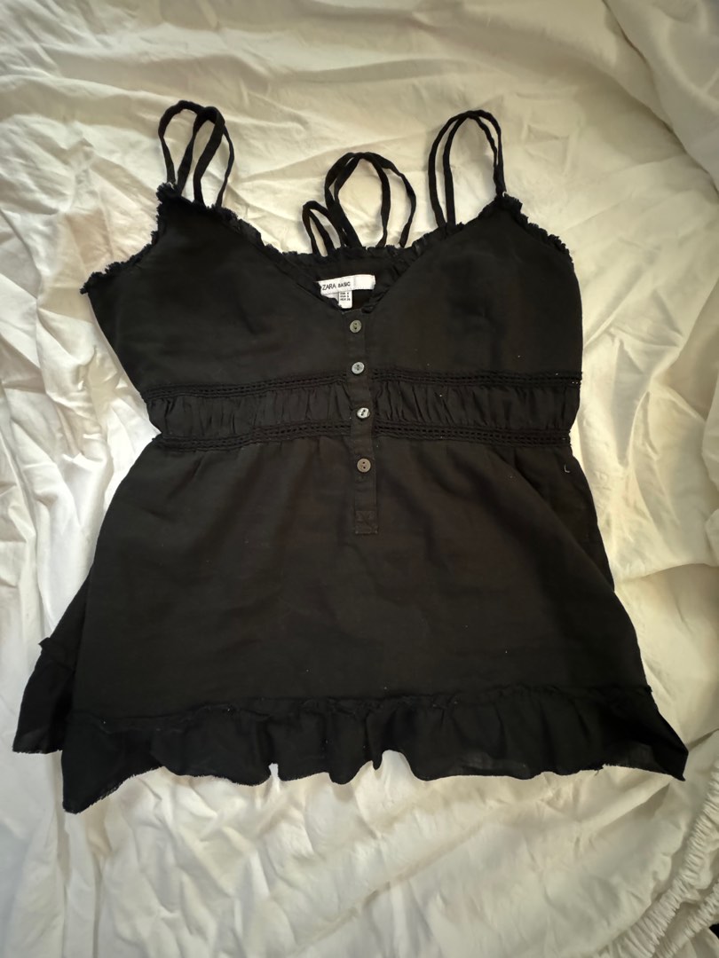 COQUETTE STYLE STRING TOP, Women's Fashion, Tops, Blouses on Carousell