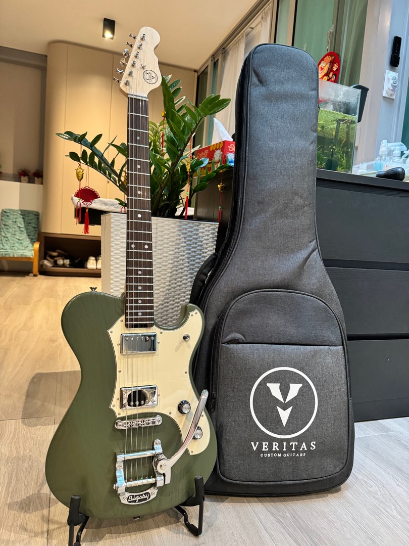 RARE! Veritas American Pro Series Portlander Telecaster w Bearcats ...