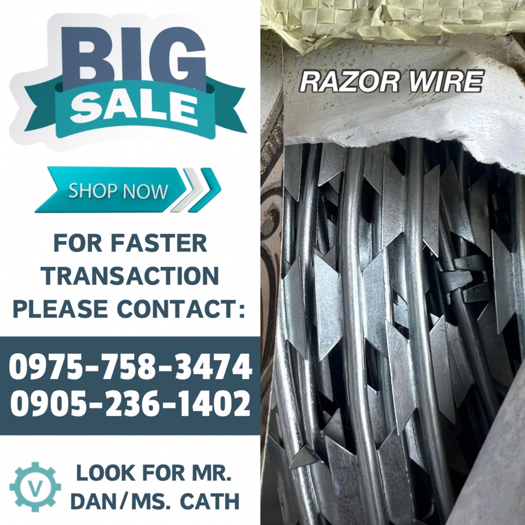 Razor Wire, Commercial & Industrial, Construction Tools & Equipment on ...