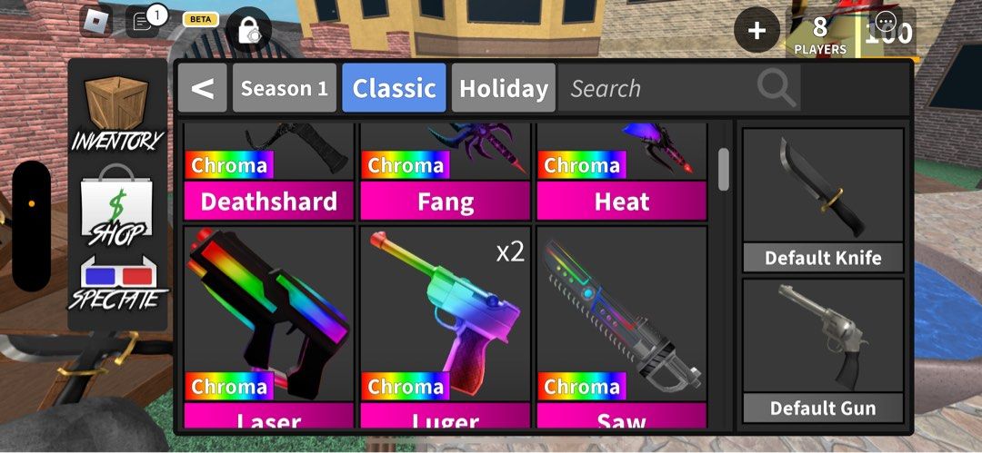 Roblox mm2, Video Gaming, Video Games, Others on Carousell