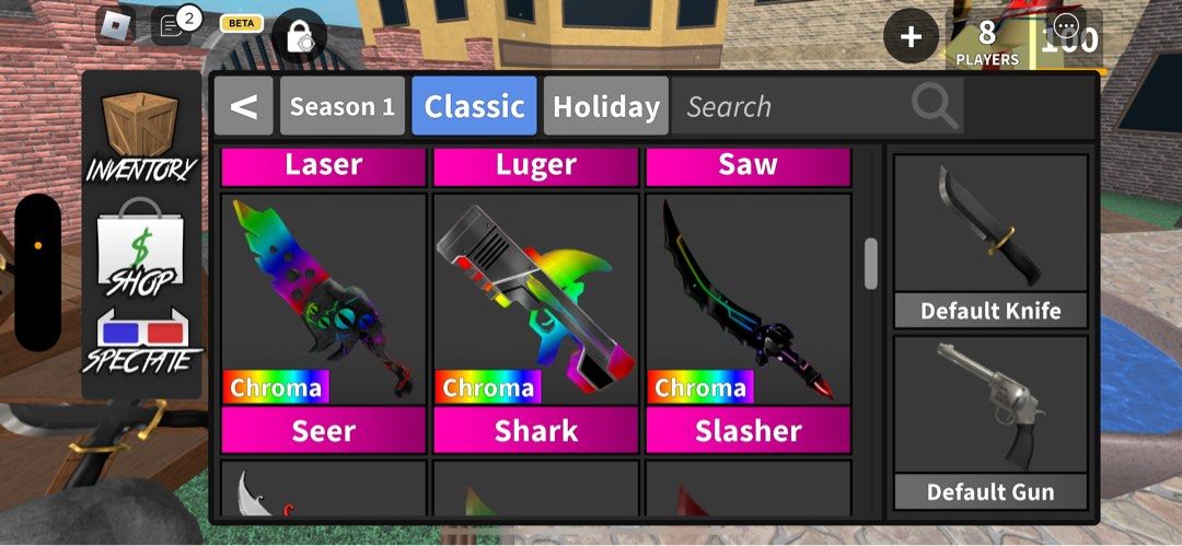 Roblox mm2, Video Gaming, Video Games, Others on Carousell