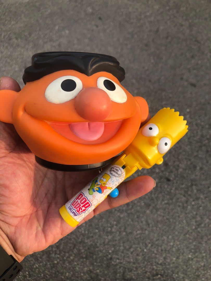 Sesame street & Simpson pop up, Hobbies & Toys, Toys & Games on Carousell