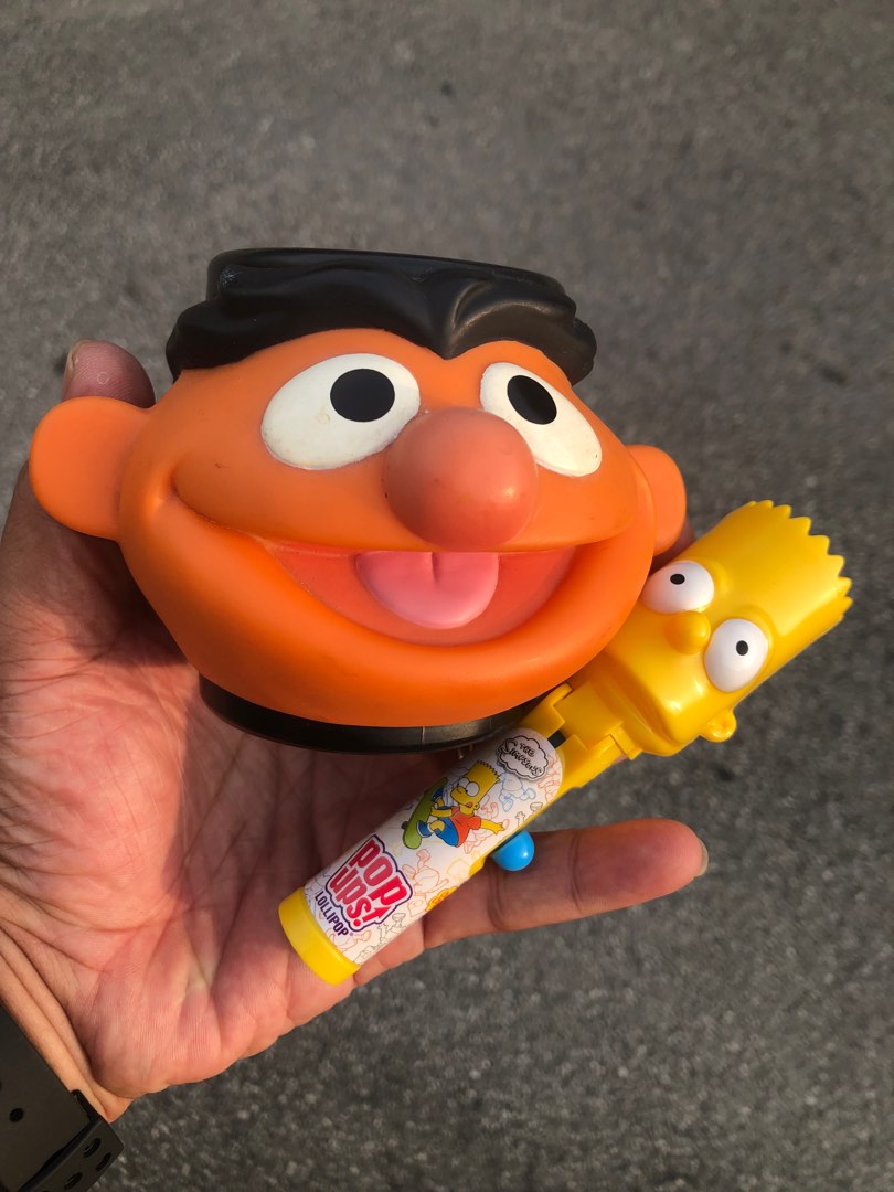 Sesame street & Simpson pop up, Hobbies & Toys, Toys & Games on Carousell